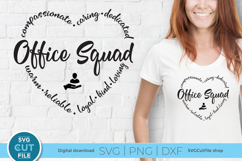 Office Squad svg - an office team staff svg for crafters - So Fontsy