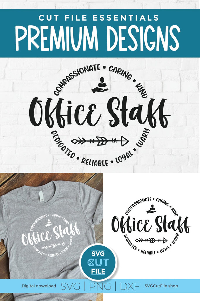 Office staff svg, office clerk svg for office squad team crew or staff ...