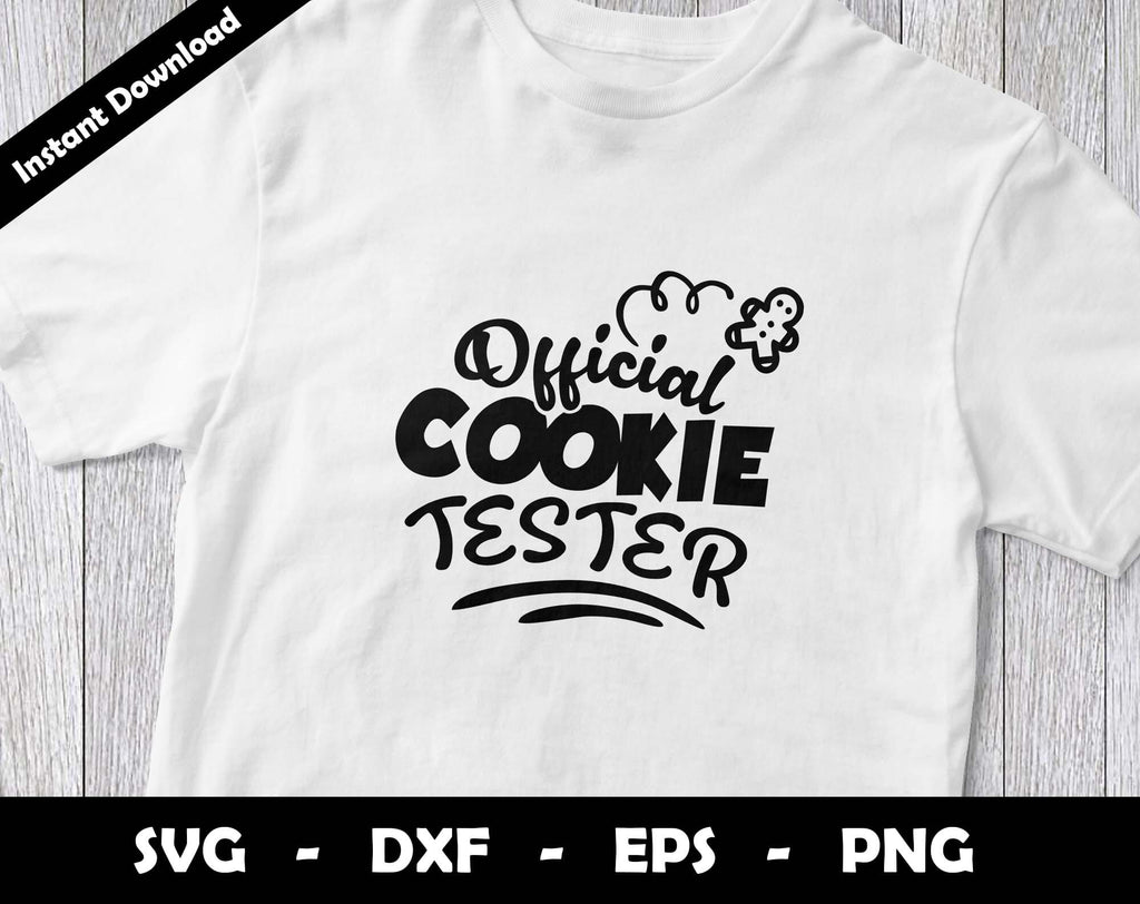 Official Cookie Tester SVG Cut File, Christmas SVG Design - So Fontsy