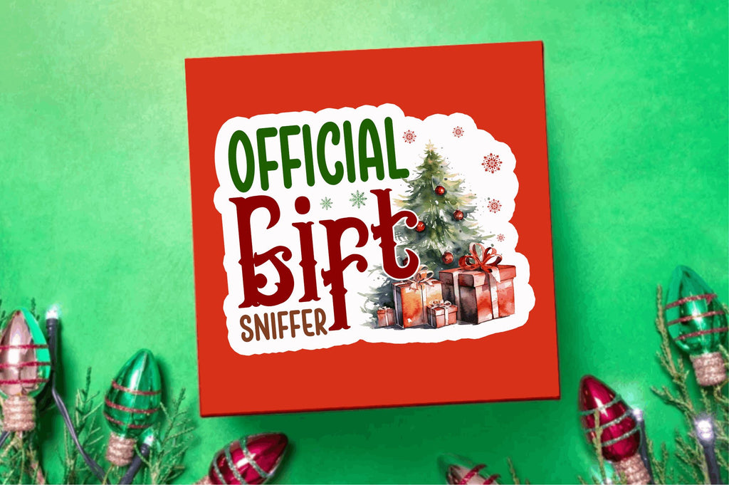 Official gift sniffer Stickers Design - So Fontsy