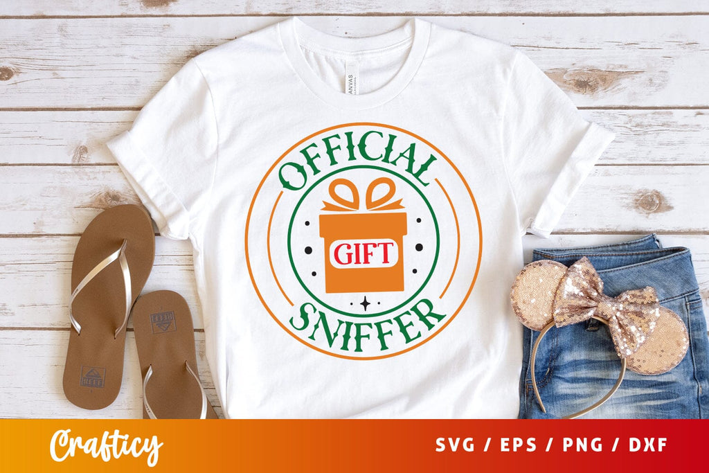 Official gift sniffer Svg Design - So Fontsy