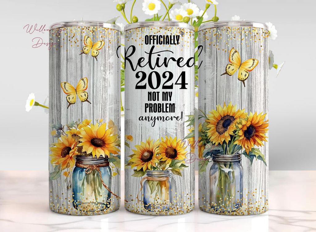 Officially Retired Tumbler Design, 20oz Sublimation Download, Seamless ...