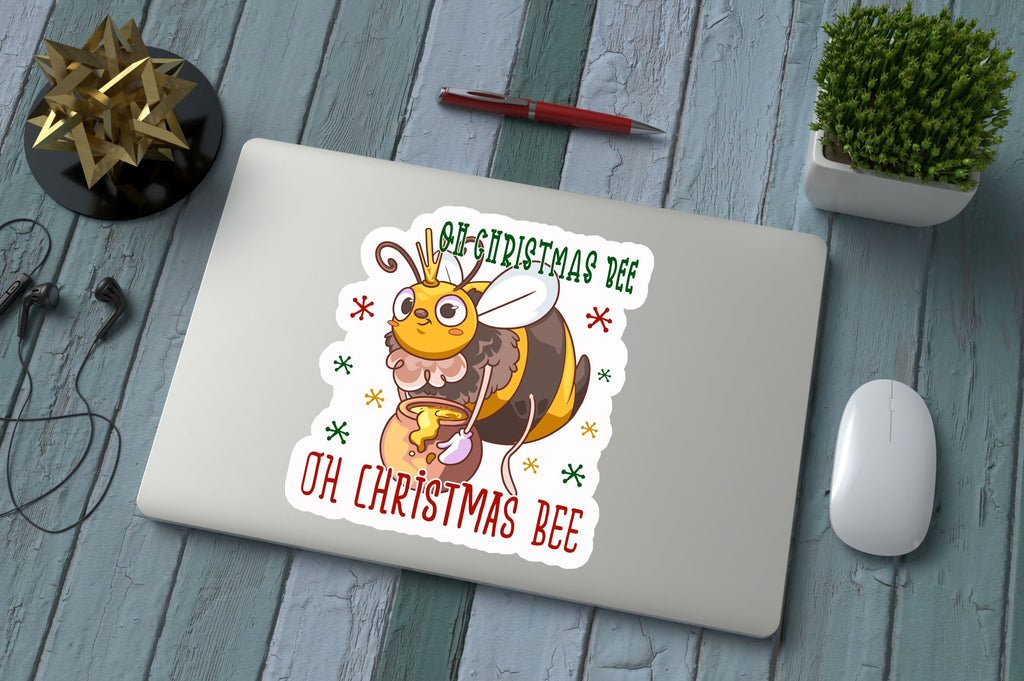 Oh christmas bee Sticker Design - So Fontsy