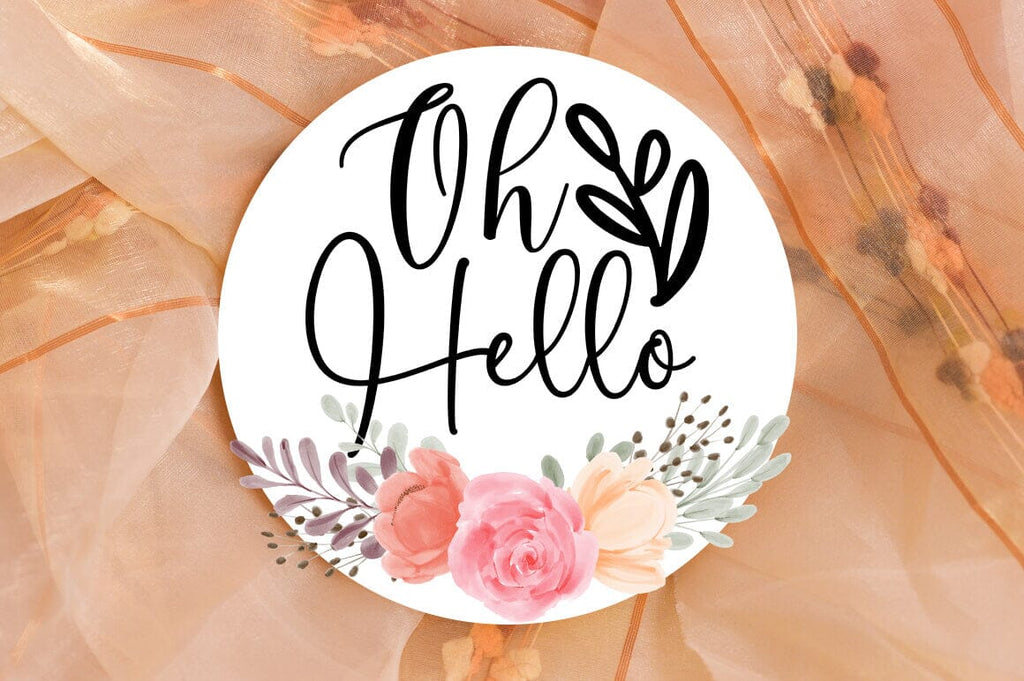 Oh Hello SVG Design - So Fontsy