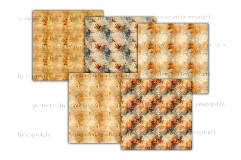 Old Digital Papers Bundle | Antique Pattern Background - So Fontsy