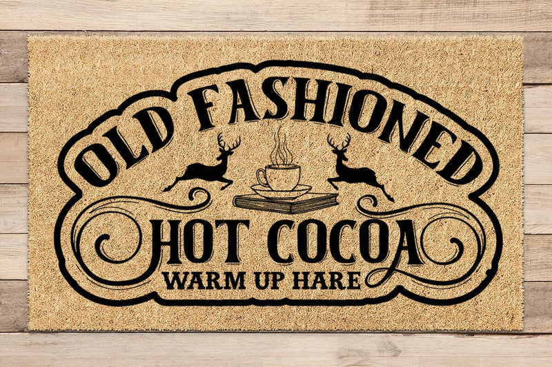 Old fashioned hot cocoa warm up hare - So Fontsy