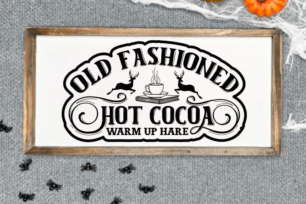 Old fashioned hot cocoa warm up hare - So Fontsy