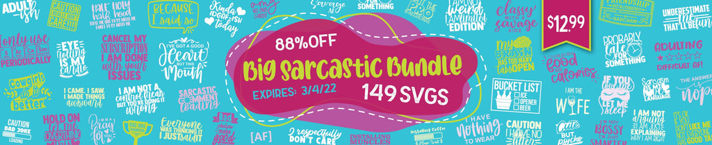 One Day Throwback: Big Sarcastic Bundle - So Fontsy