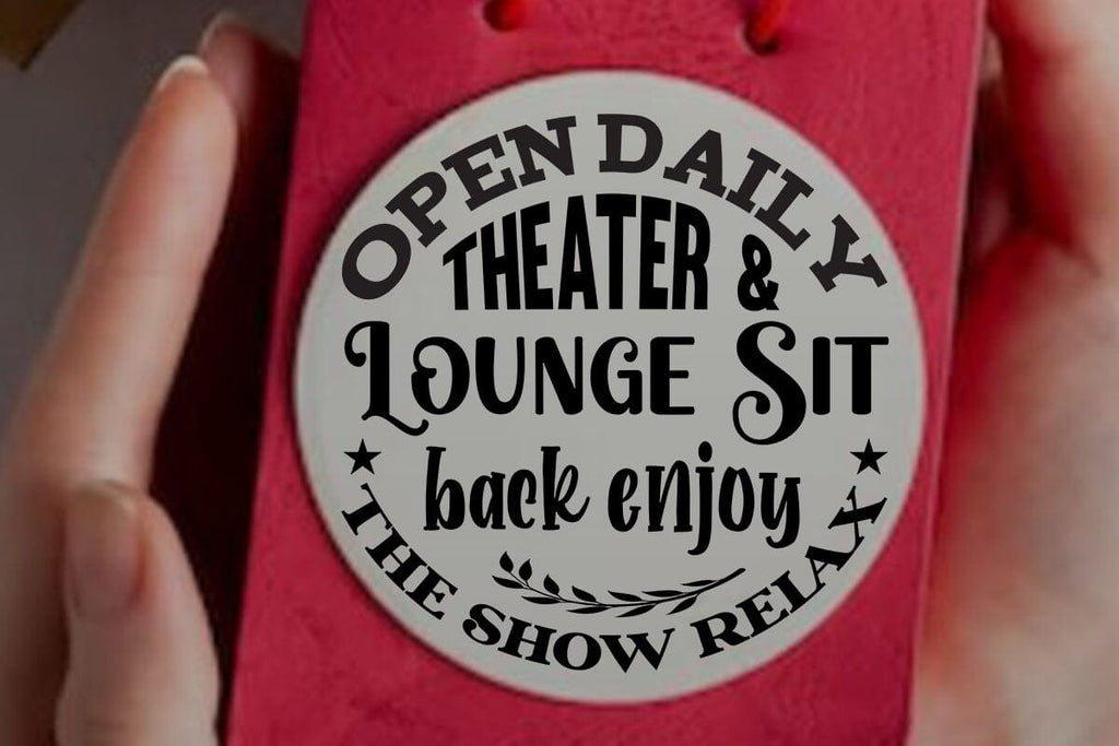 Open daily theater & lounge sit back enjoy the show relax - So Fontsy