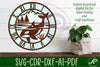 Orca, Killer Whale clock wall clock laser cut files - So Fontsy