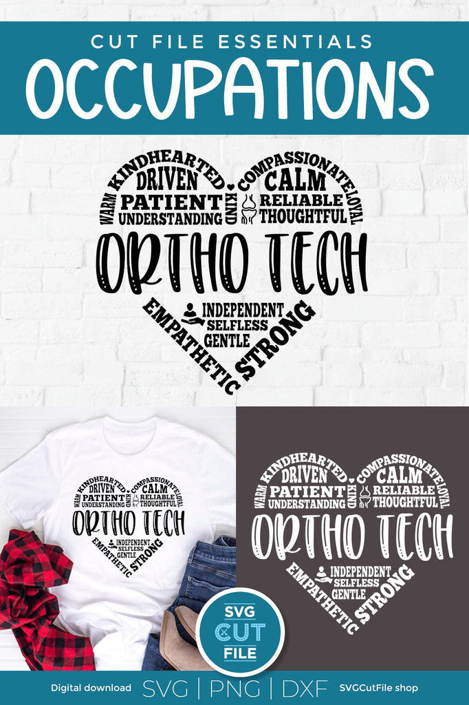 Ortho Tech SVG for your Orthopedic Technologist friends or coworkers ...