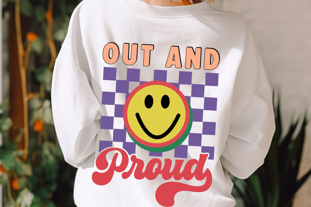 Out and Proud svg Design - So Fontsy