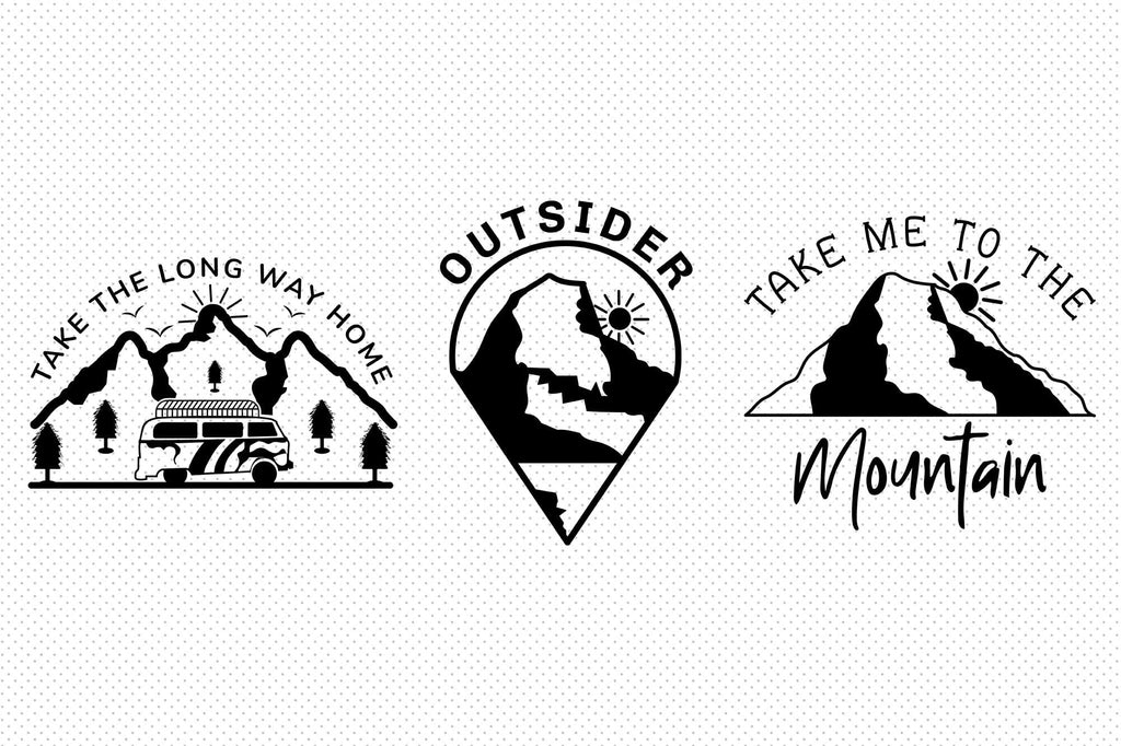 Outdoor Life SVG Bundle - So Fontsy