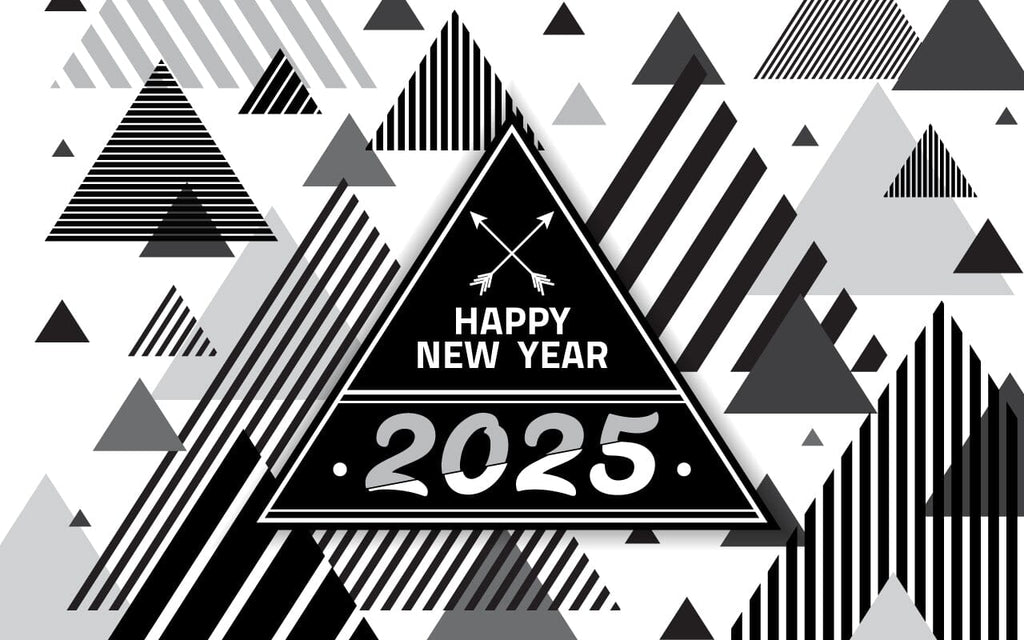Outline abstract background with Chinese New Year 2025. Numbers and ...