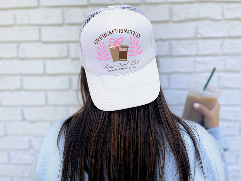 Overcaffeinated Moms Social Club Digital Design PNG SVG JPG DXF EPS ...