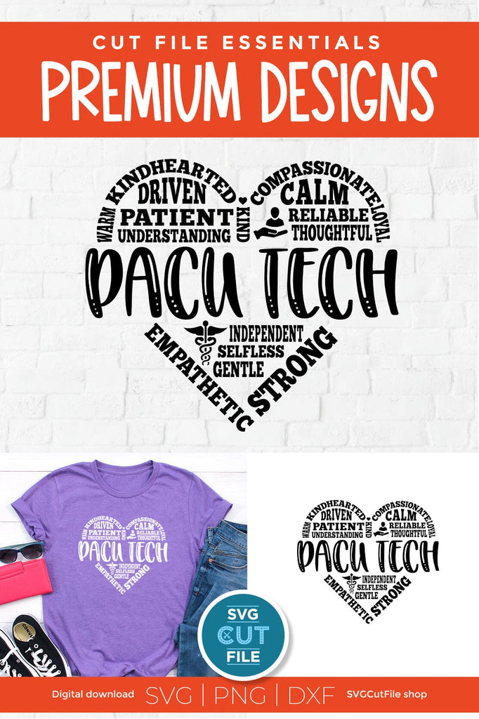PACU Tech svg, post-anesthesia care unit, nurse svg, pacu technologist ...
