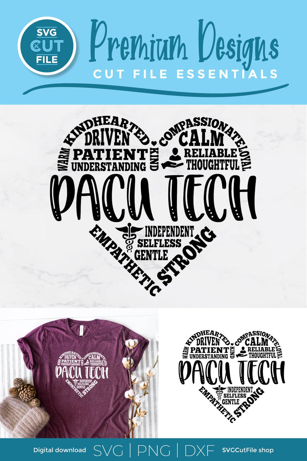 PACU Tech svg, post-anesthesia care unit, nurse svg, pacu technologist ...