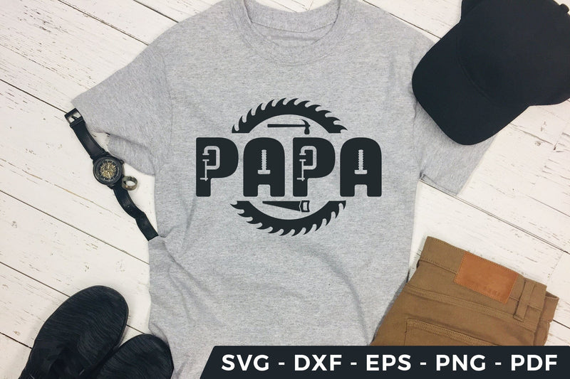 Papa, Father's Day SVG - So Fontsy
