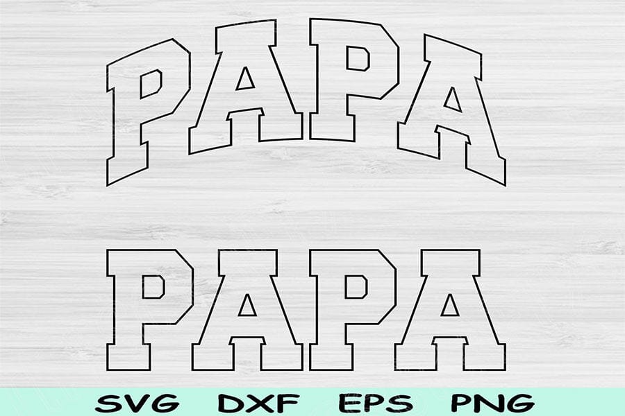 Papa Svg Cut File, Papa Png, Grandpa Svg Files For Cricut, Pawpaw Svg ...