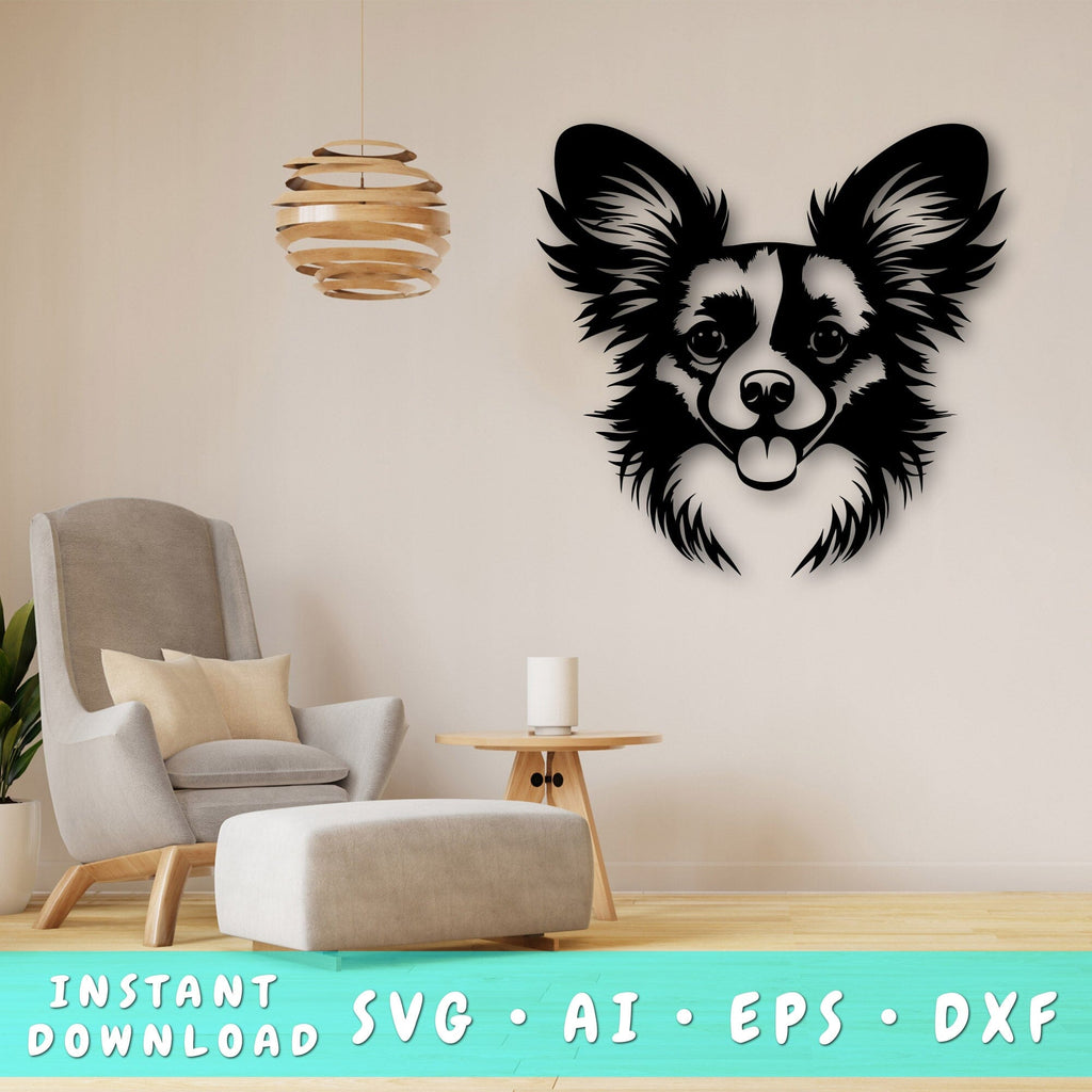Papillon Laser SVG Cut File, Papillon Glowforge File, Papillon DXF ...