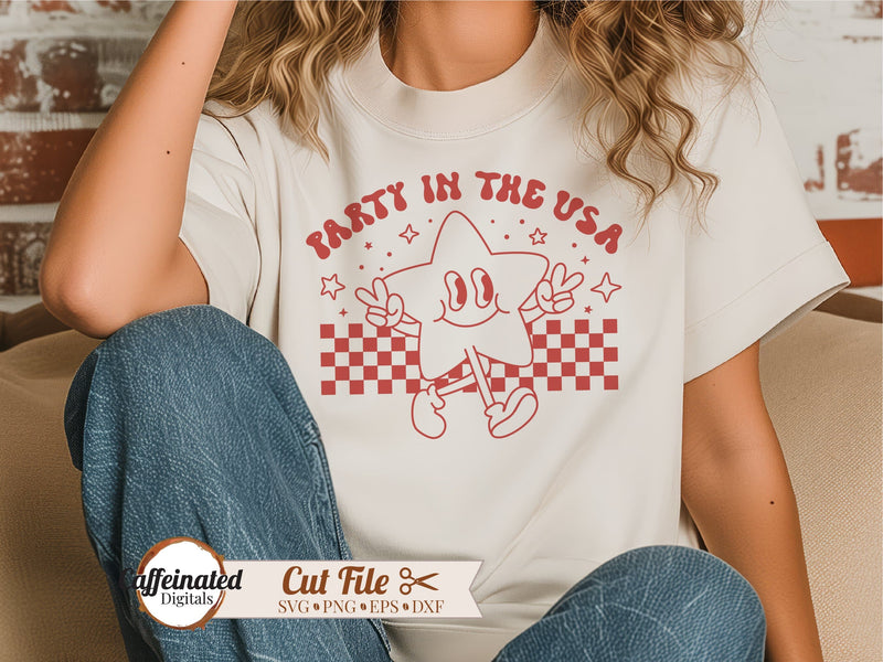 Party In The USA retro SVG - So Fontsy