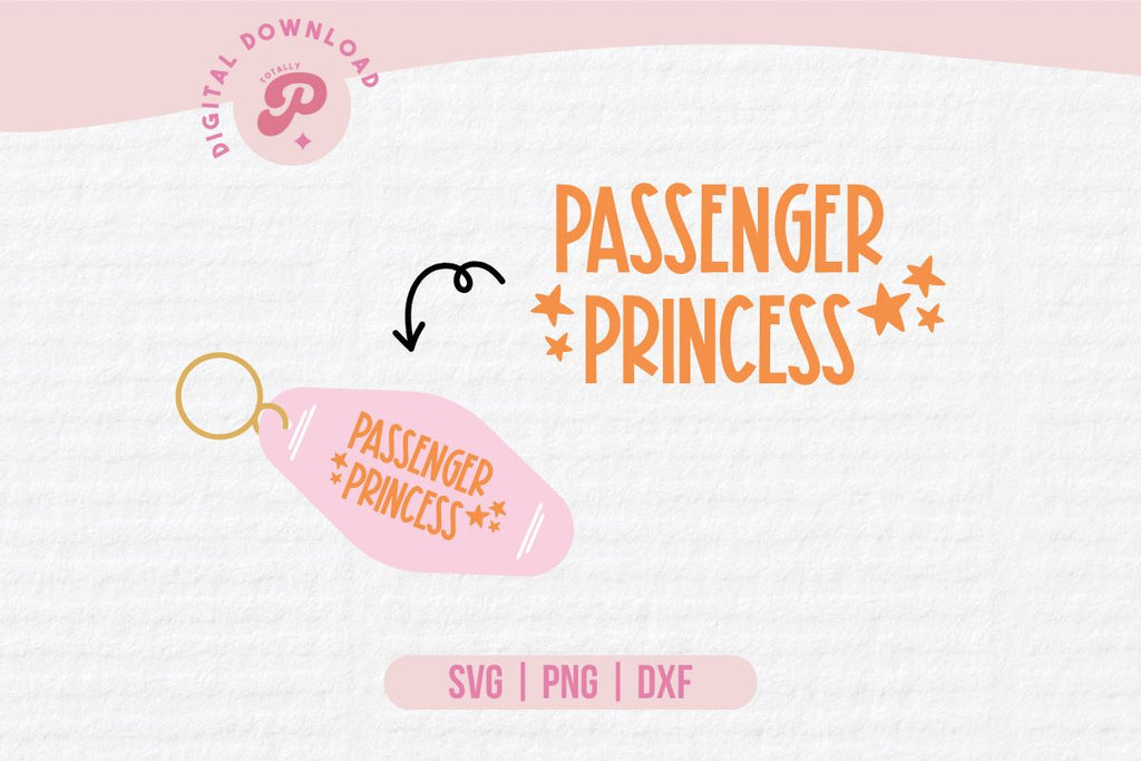 Passenger Princess SVG - So Fontsy