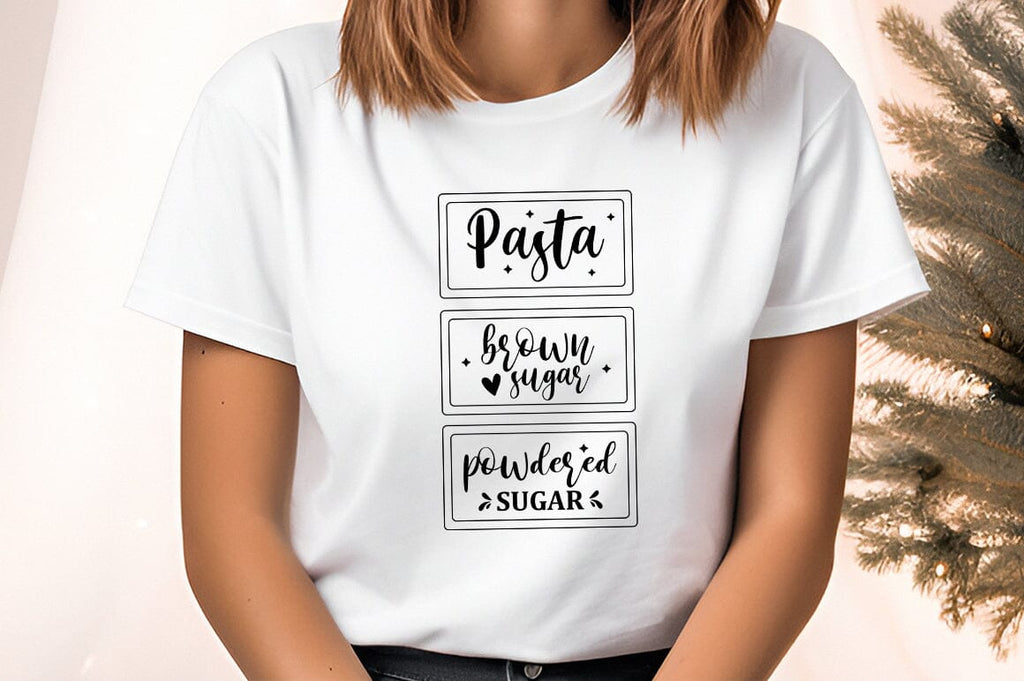 Pasta brown sugar powdered sugar SVG Design - So Fontsy