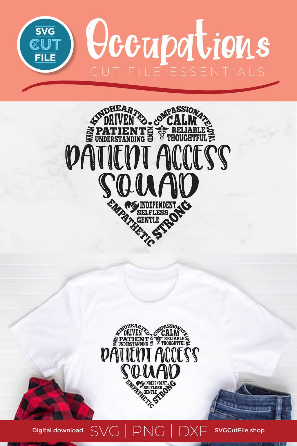 Patient Access Squad SVG Subway Heart - So Fontsy