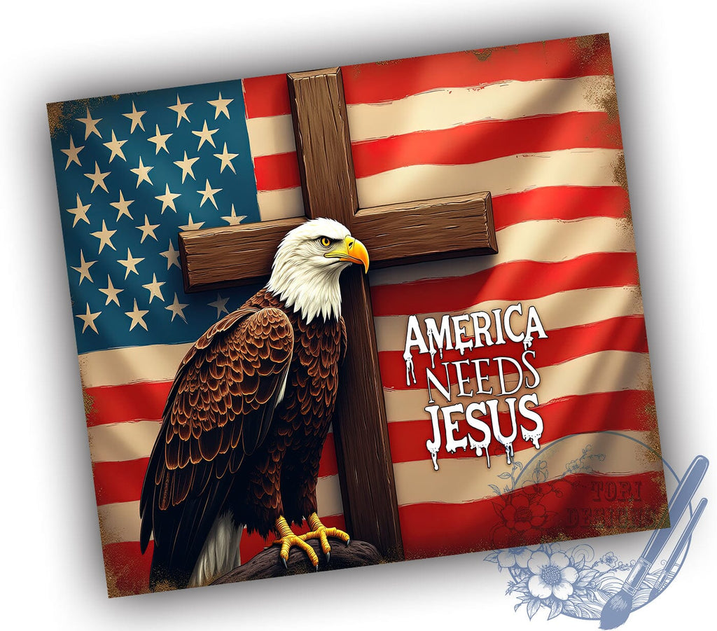 Patriotic Tumbler, Christian Faith, Sublimation Design, American Pride ...