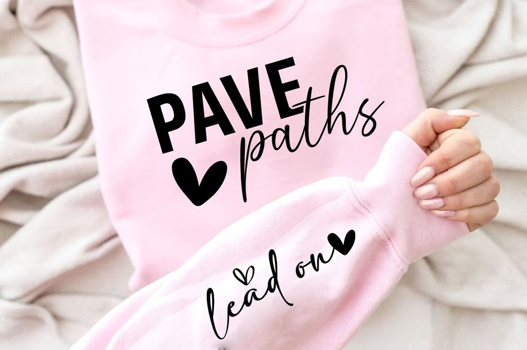 Pave Paths SVG Sleeve Design - So Fontsy