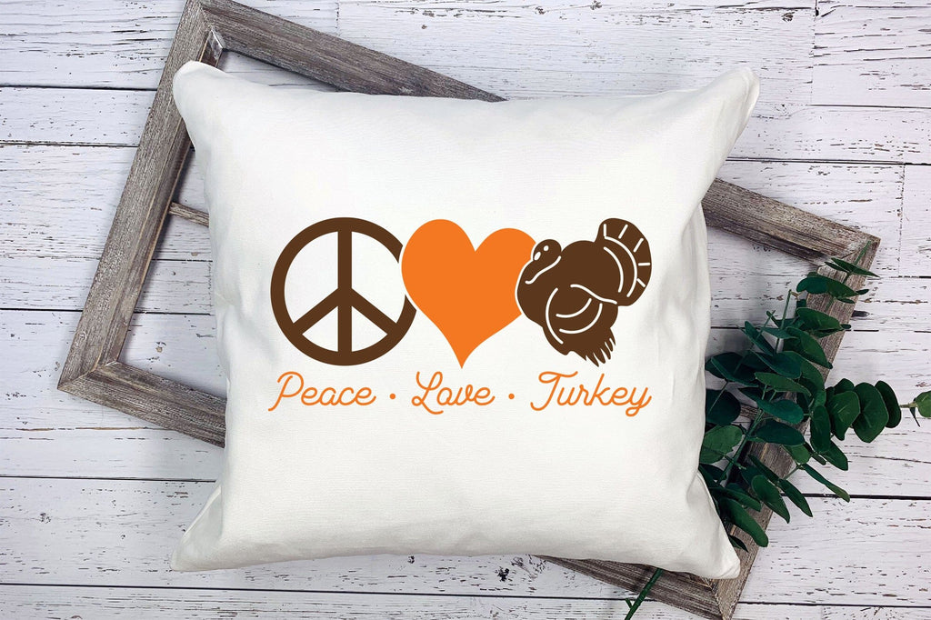Peace Love Turkey SVG - So Fontsy