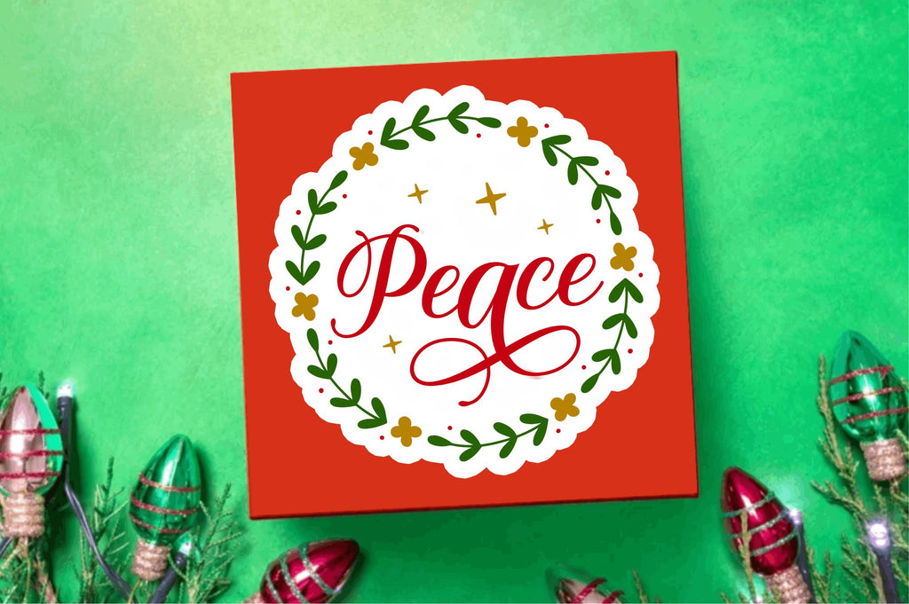 Peace Stickers Design - So Fontsy