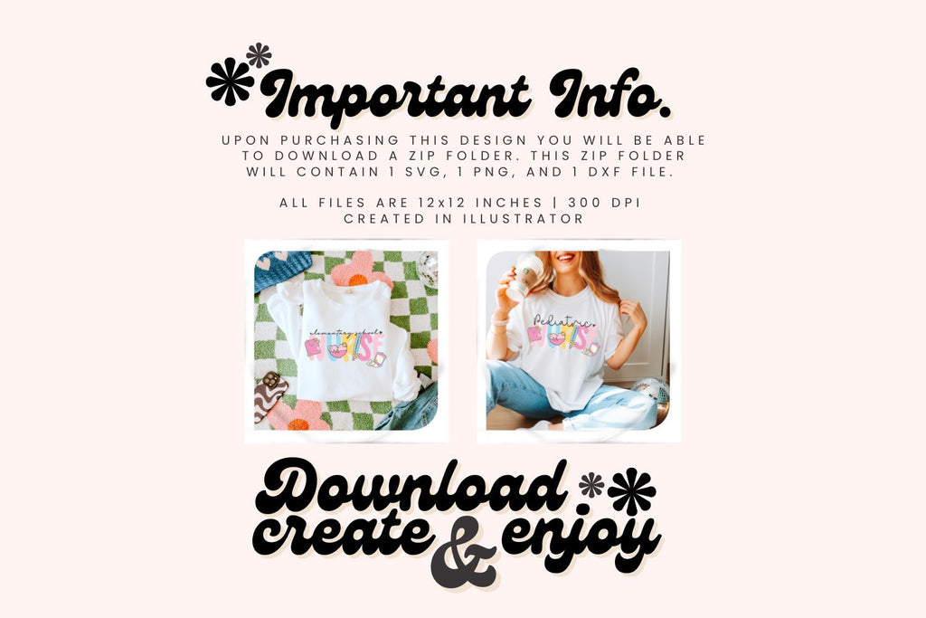 Pediatric Nurse SVG - So Fontsy