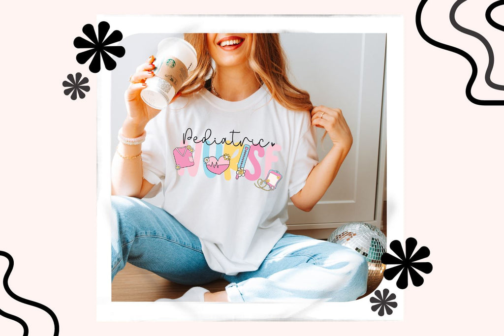 Pediatric Nurse SVG - So Fontsy