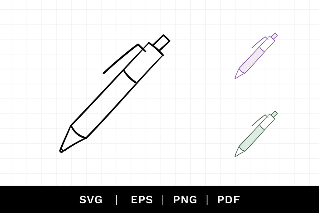Pen SVG Cut File - So Fontsy