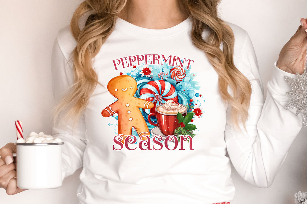 Peppermint season png design - So Fontsy