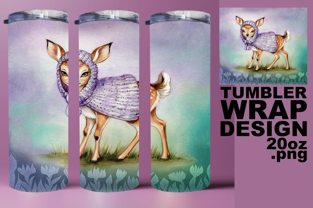 perfect for personalized gifts! , Stylish 20oz wrap, Animals - So Fontsy