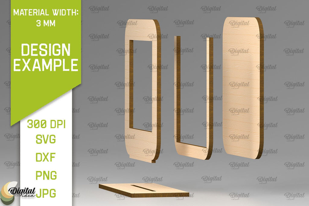 Personalized Baby Photo Frame Laser Cut. Kids Frame SVG - So Fontsy