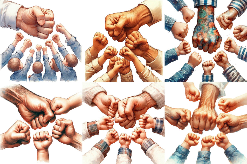 Personalized Father's Day Fist Bump Set - So Fontsy