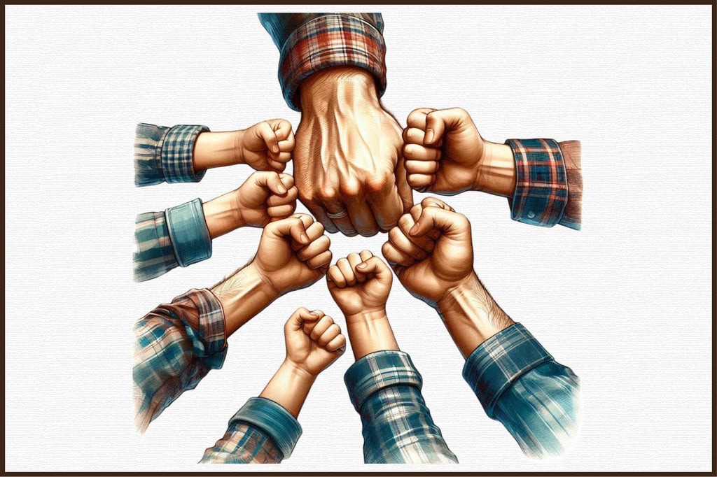 Personalized Father's Day Fist Bump Set - So Fontsy