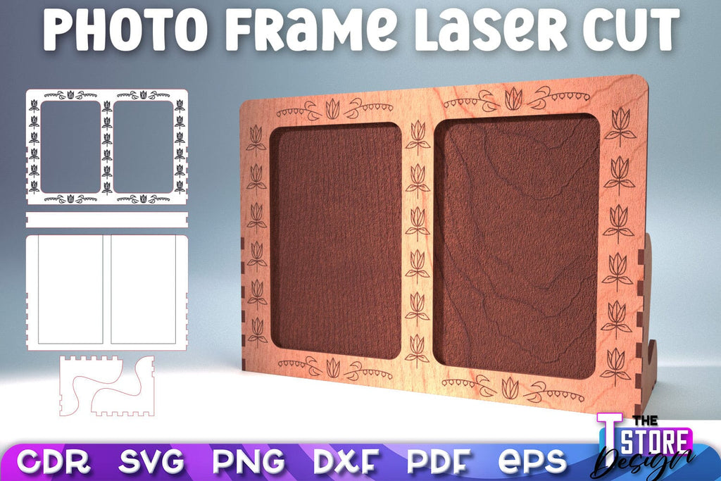 Photo Frame Laser Cut | Home Laser Cut Design | Family Design | CNC ...