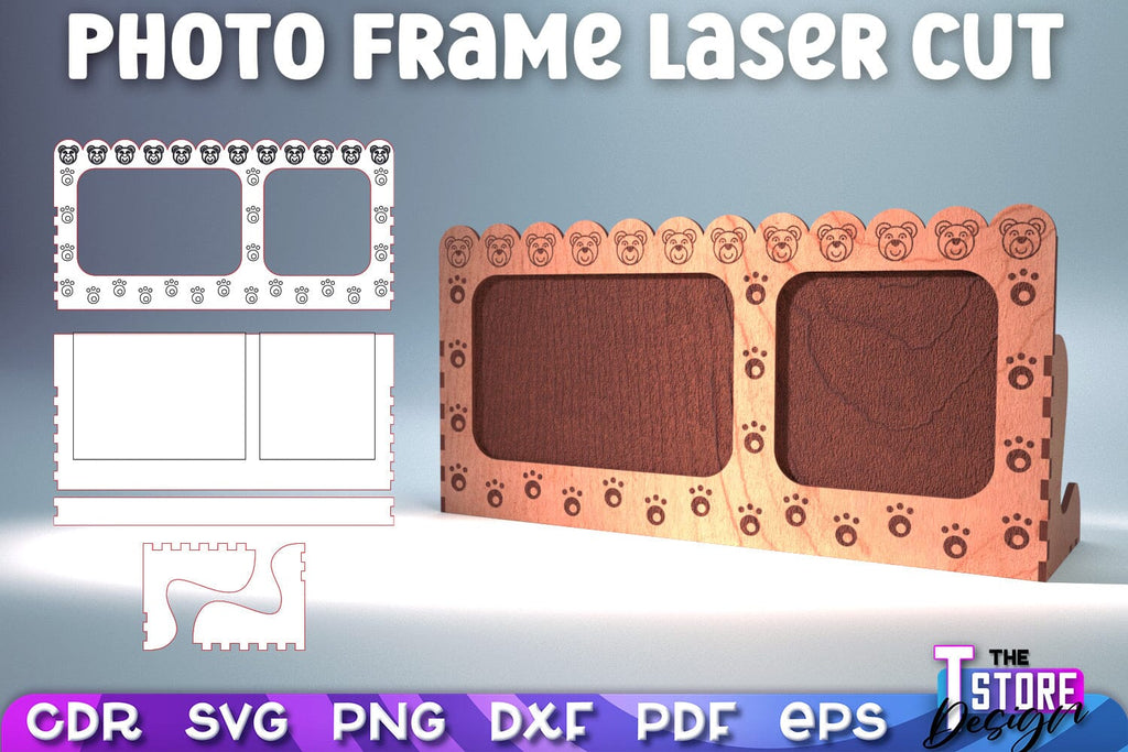 Photo Frame Laser Cut | Home Laser Cut Design | Family Design | CNC ...