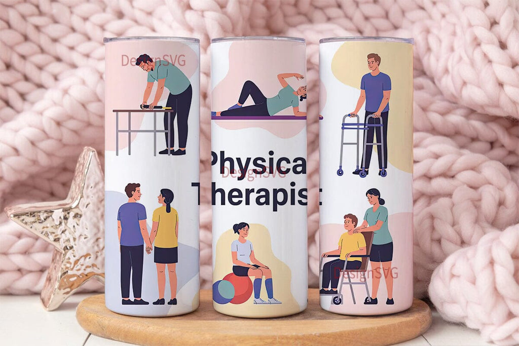 Physical Therapist 20oz Tumbler Wrap - So Fontsy