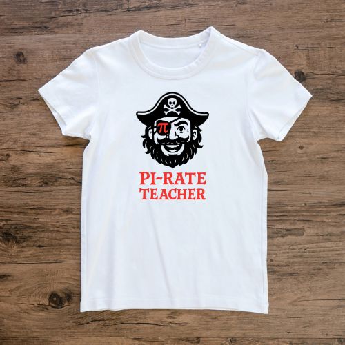 PI-RATE Teacher SVG, PNG, JPG, DXF Math pun, Maths joke - So Fontsy