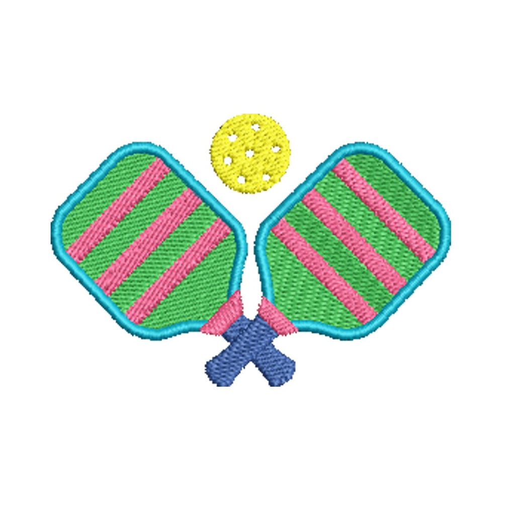 Pickleball Embroidery Design - So Fontsy
