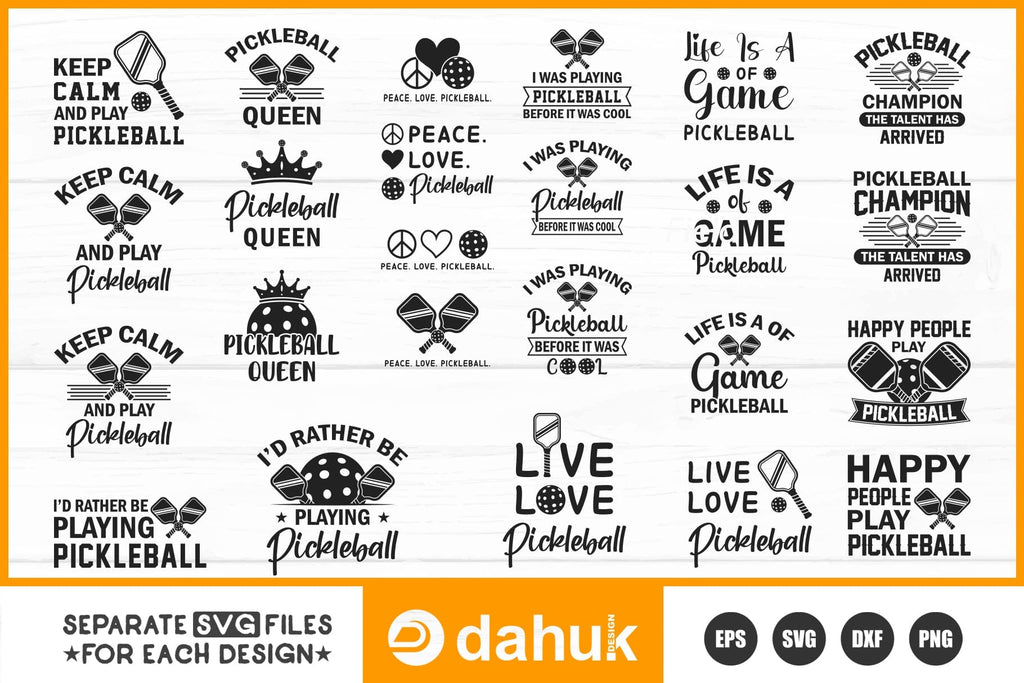 Pickleball SVG Bundle, Pickleball svg, Pickleball Cricut Files ...