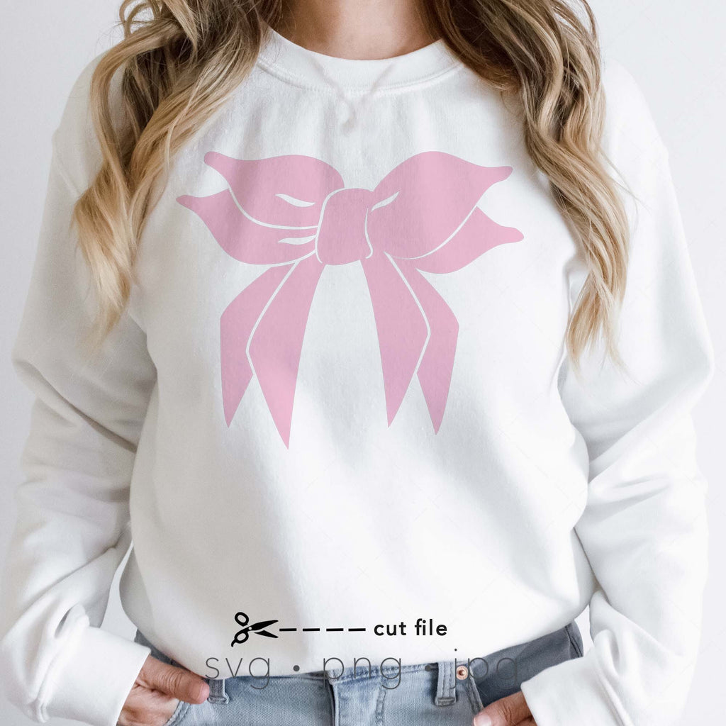 Pink Bow svg, Bow Bundle svg, cheer bow svg, hair bow svg, Pink and ...