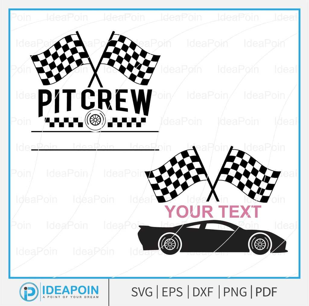 Pit Crew svg, Pit Crew Custome Design, checkered flag svg, Race car PNG ...