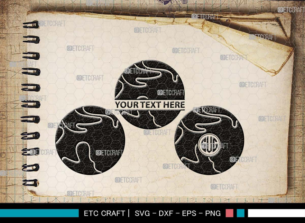 Planet Monogram, Planet Silhouette, Planet SVG, Earth Svg, World Svg ...