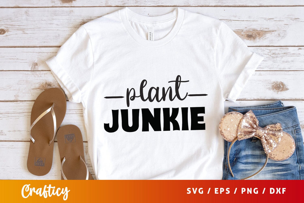 Plant junkie SVG Design - So Fontsy
